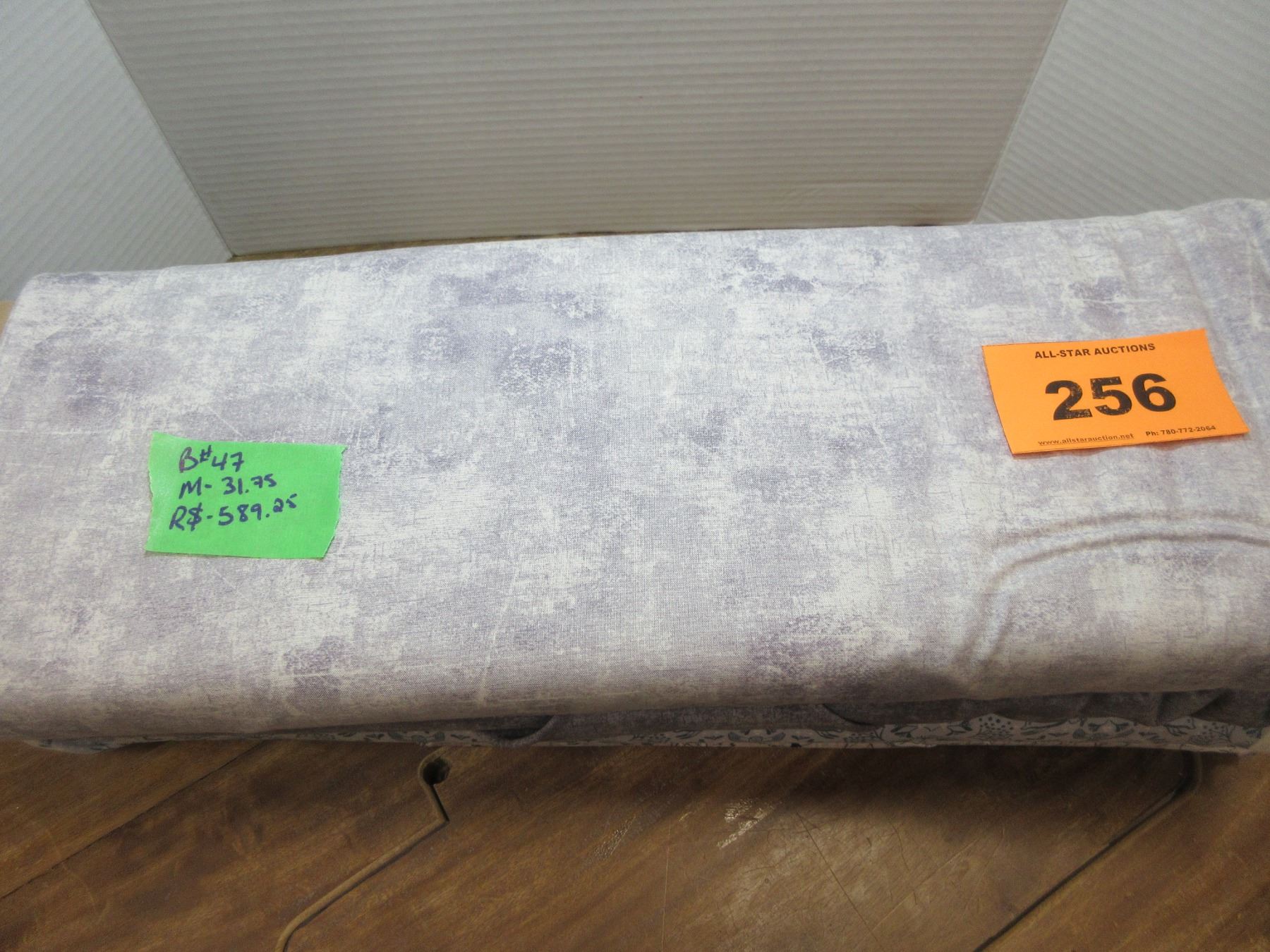 NEW FABRIC (S #5): 5 BOLTS OF ASSORTED FABRIC (APPROX 31.75 METERS ...