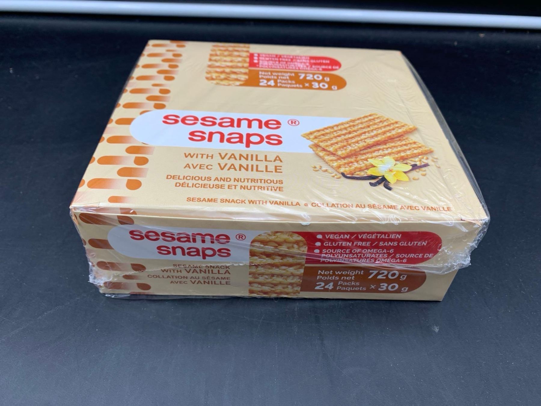 Sesame Snaps with Vanilla (24 x 30g)