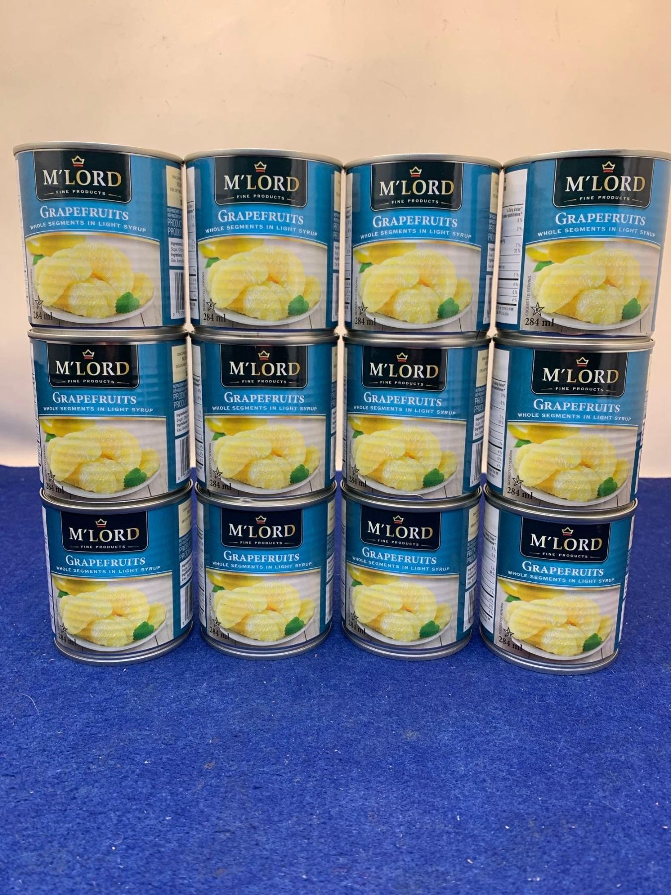 M'Lord Grapefruits Segments (12 x 284ml)