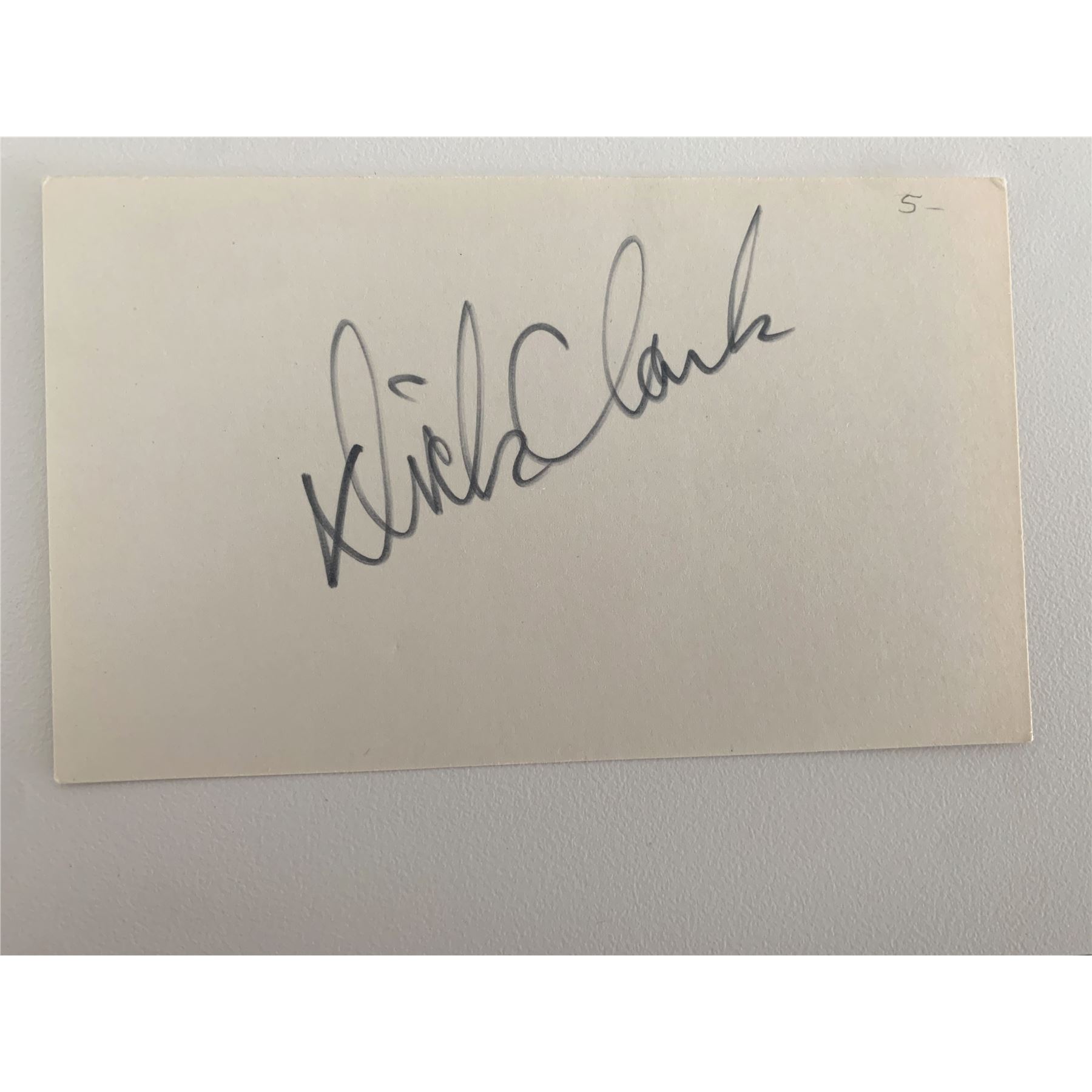 Iowa Senator Dick Clarence Clark original signature