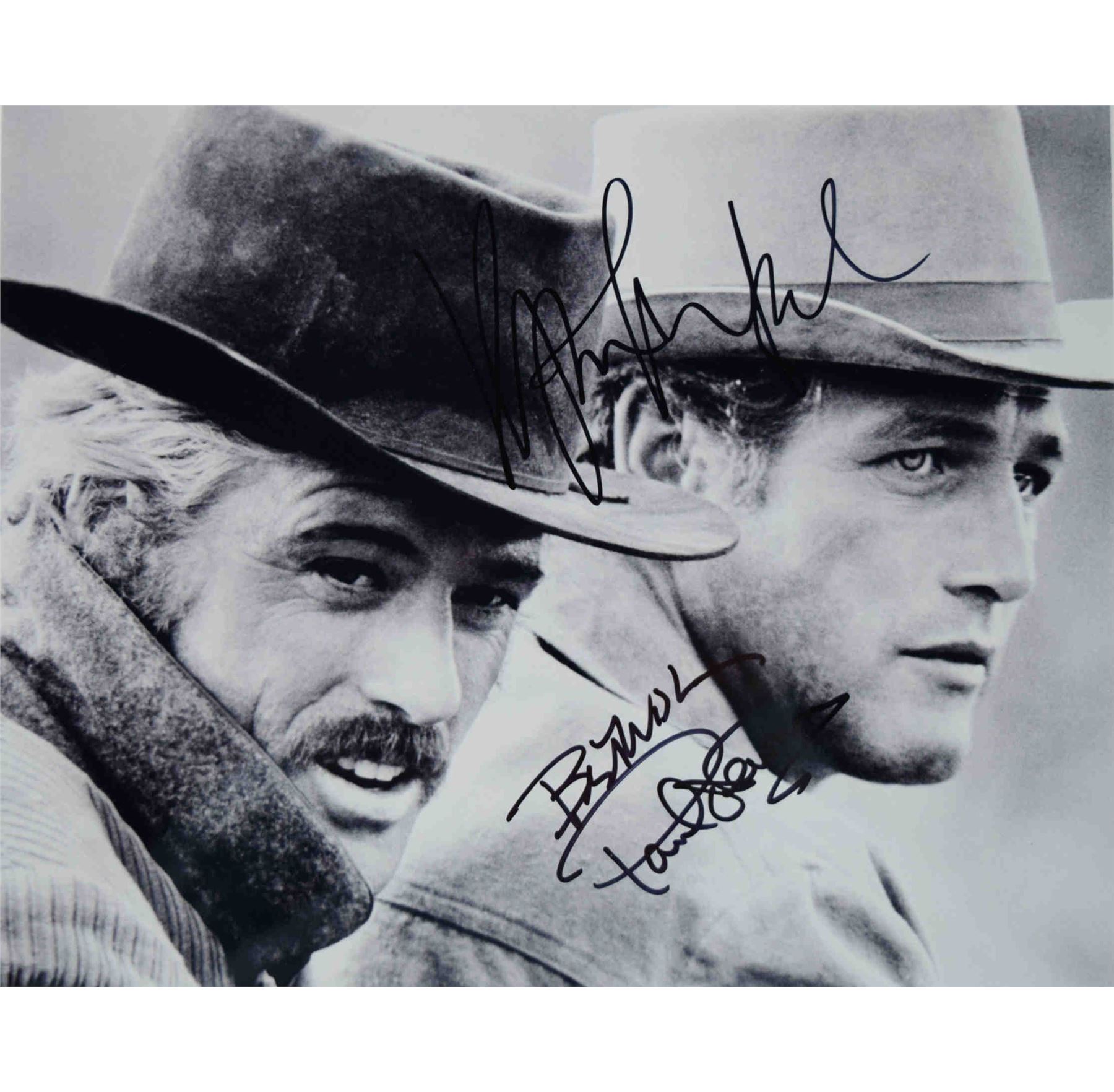 Butch Cassidy and the Sundance Kid signed portrait photo