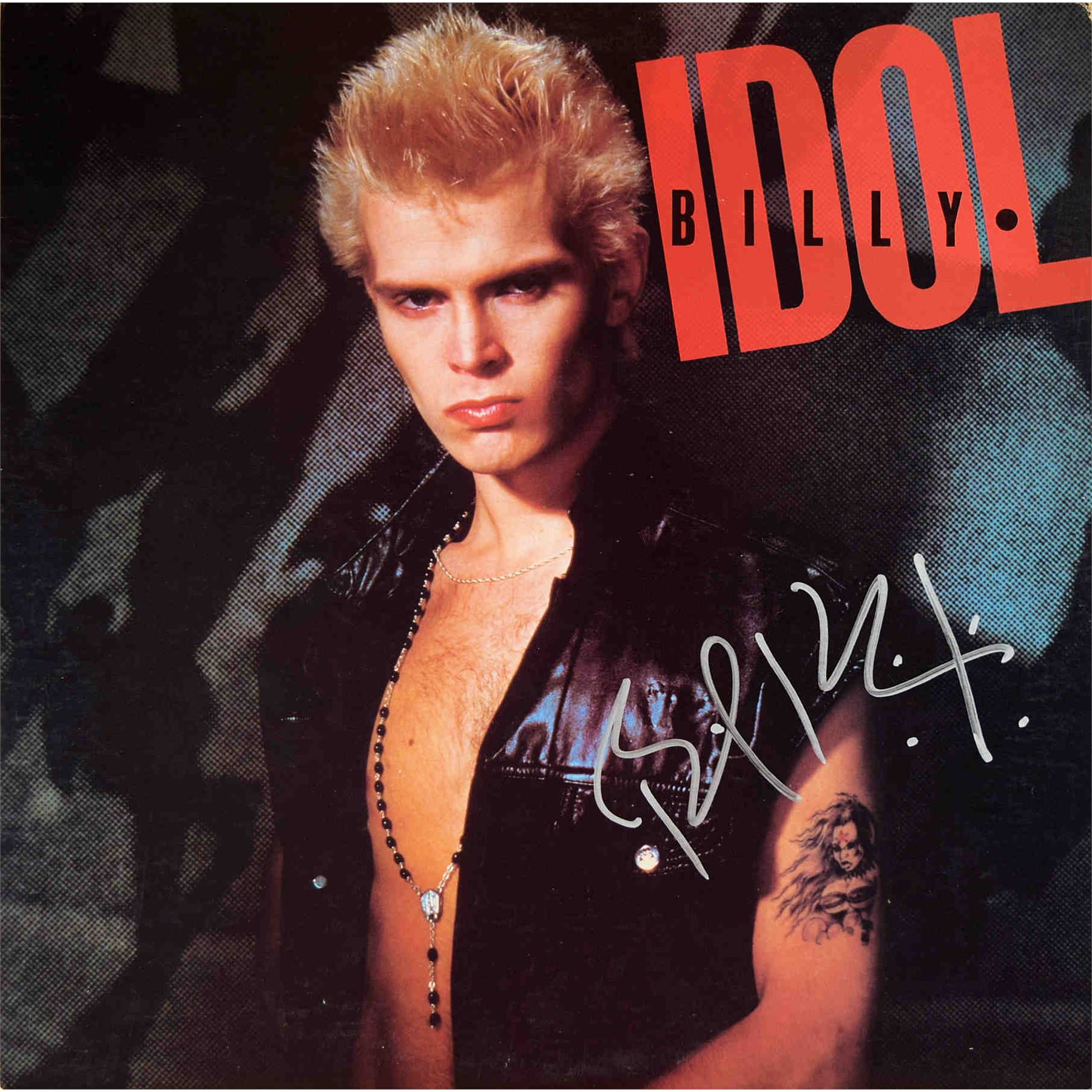 Billy Idol signed Debut album