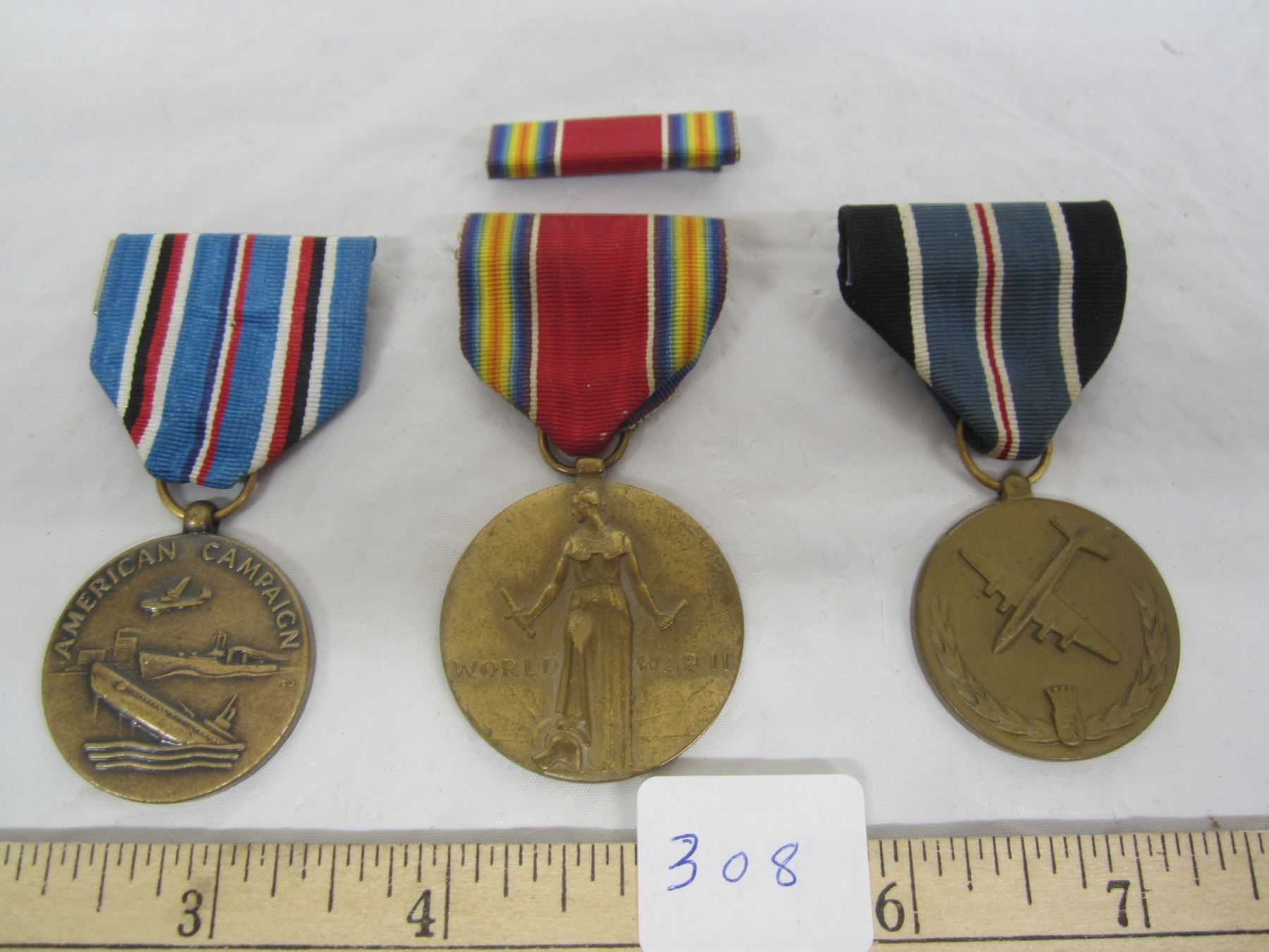 3 American World War 2 Medals For Humane Action Berlin, Campaign ...