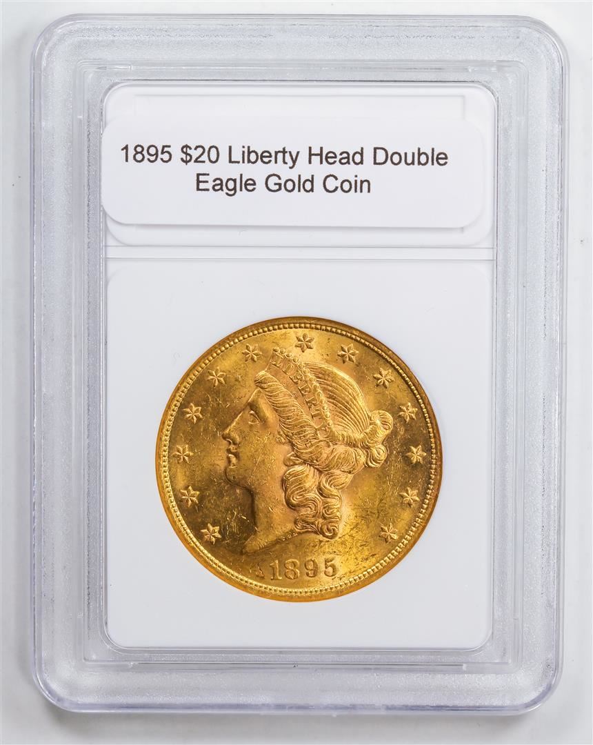 1895 $20 Liberty Head Double Eagle Gold Coin