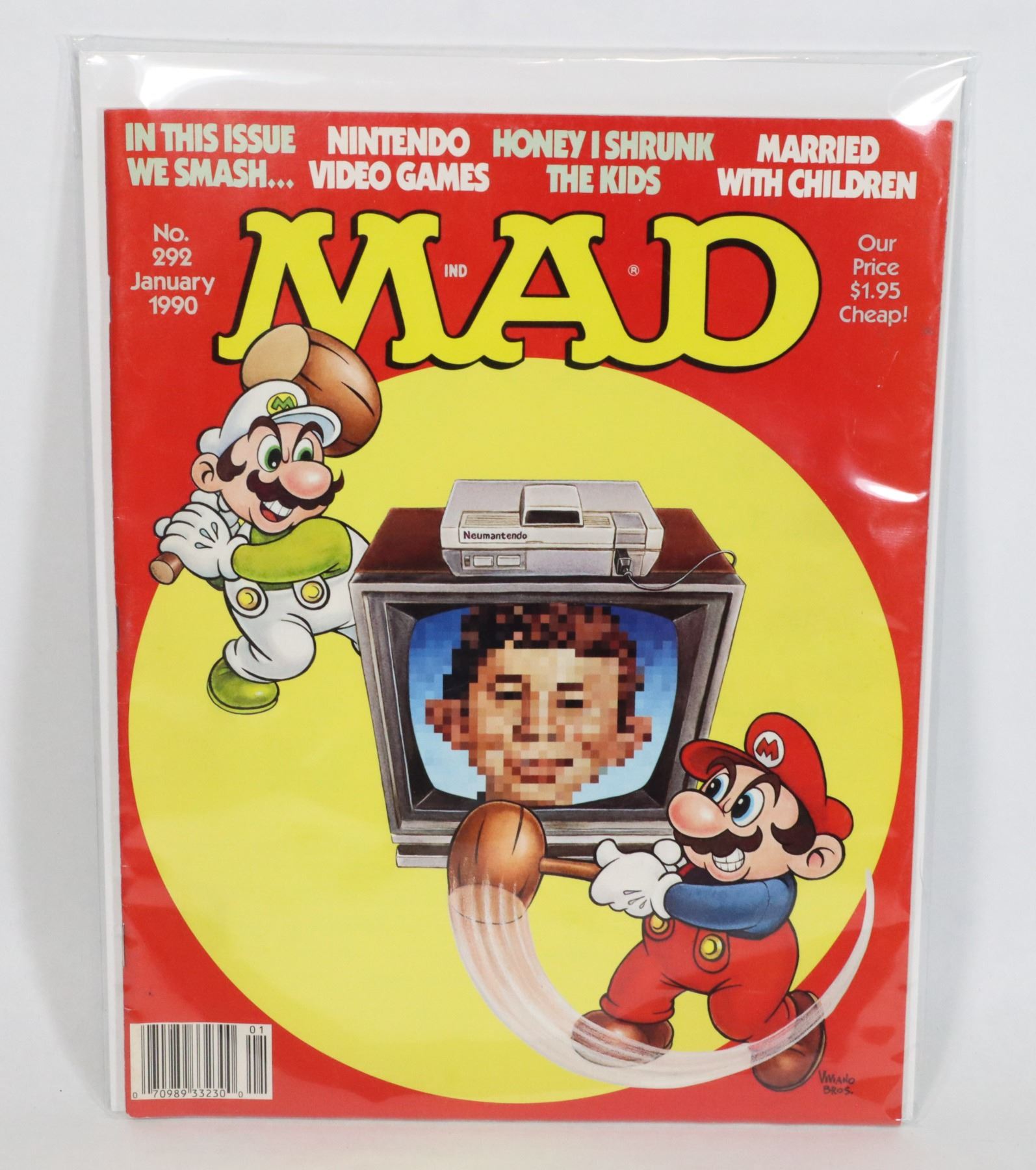 #551 MAD MAGAZINE #292 1990 SUPER MARIO BROS