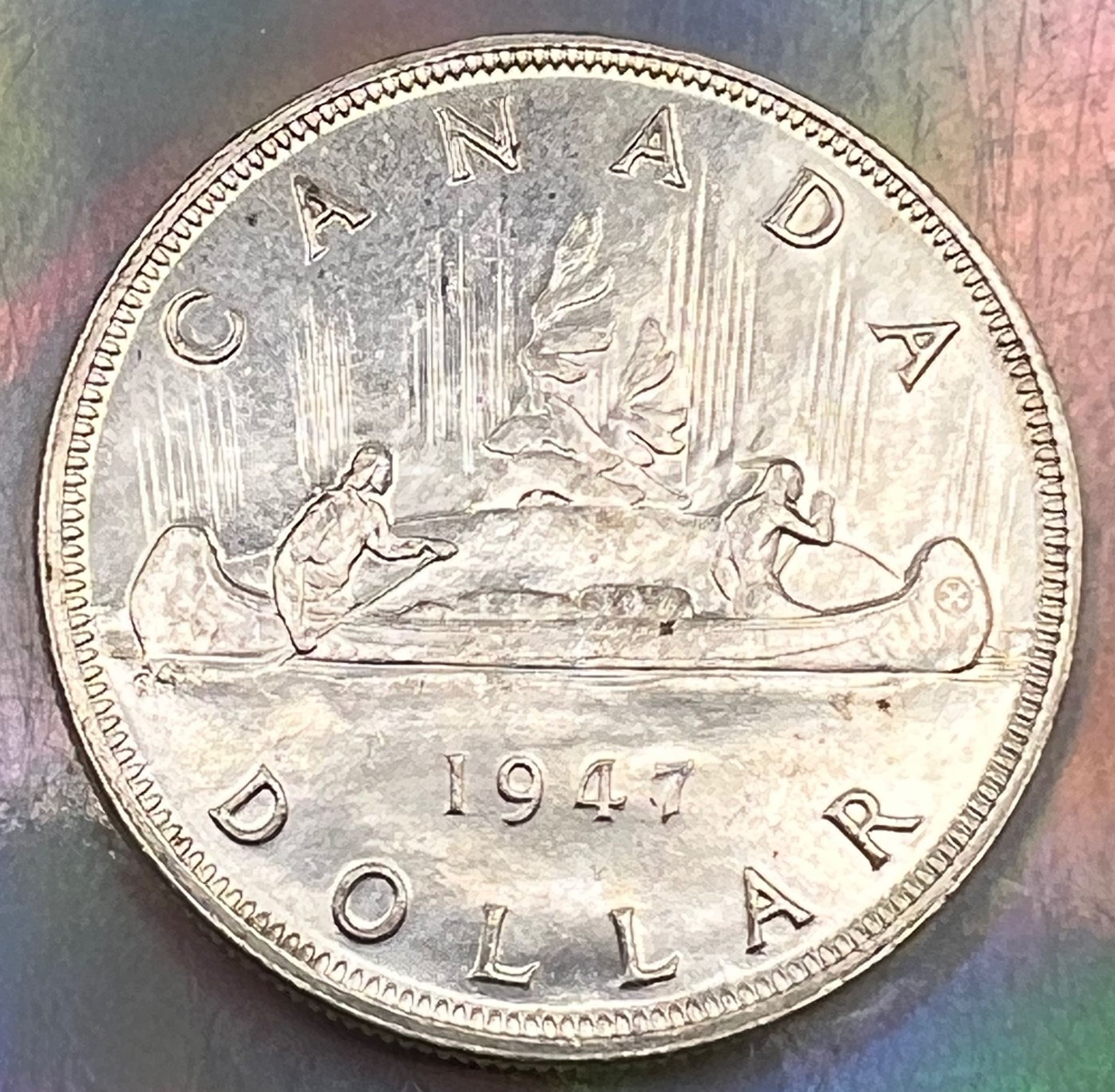 1947 Canada Silver dollar MS-62
