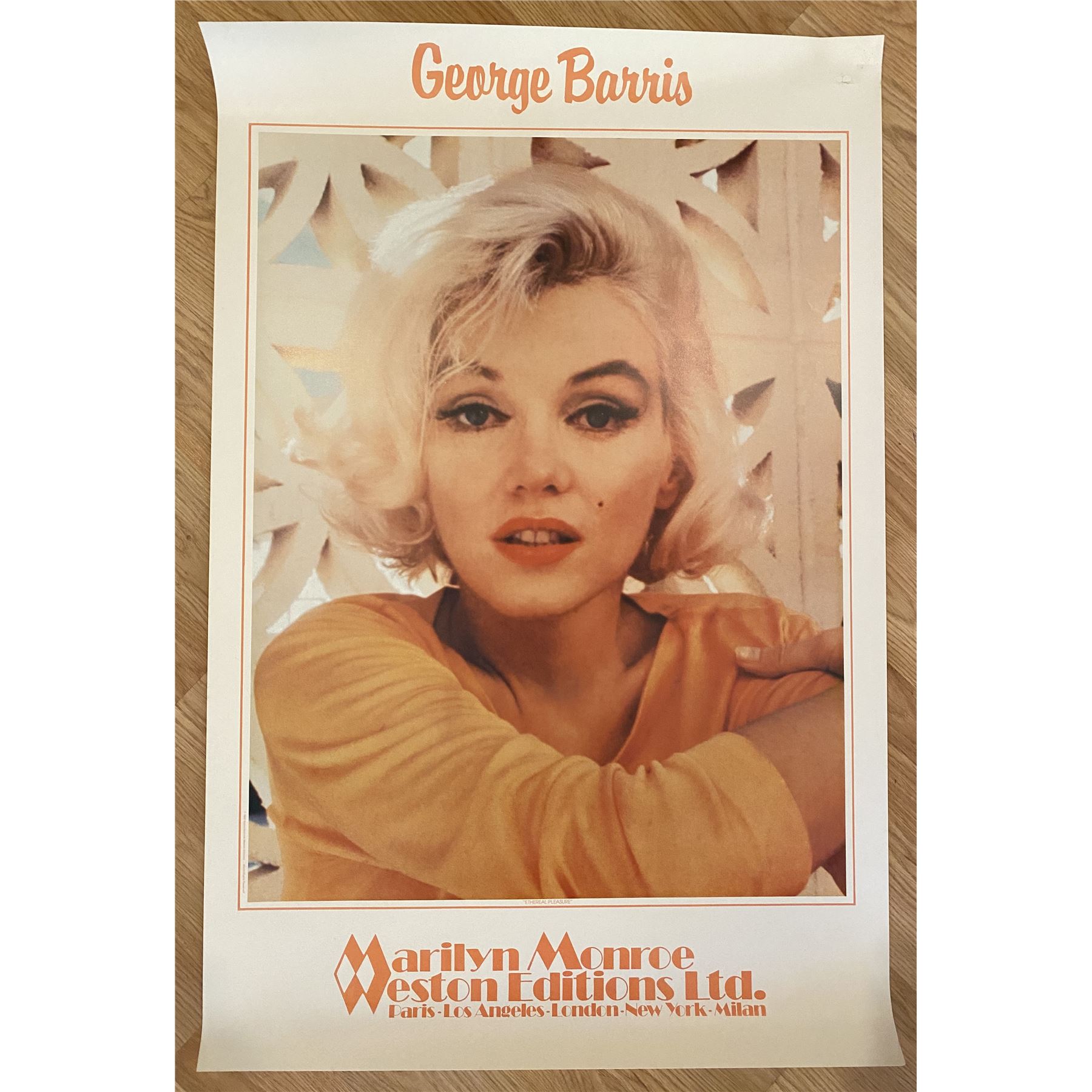 Marylin Monroe George Barris Original Poster