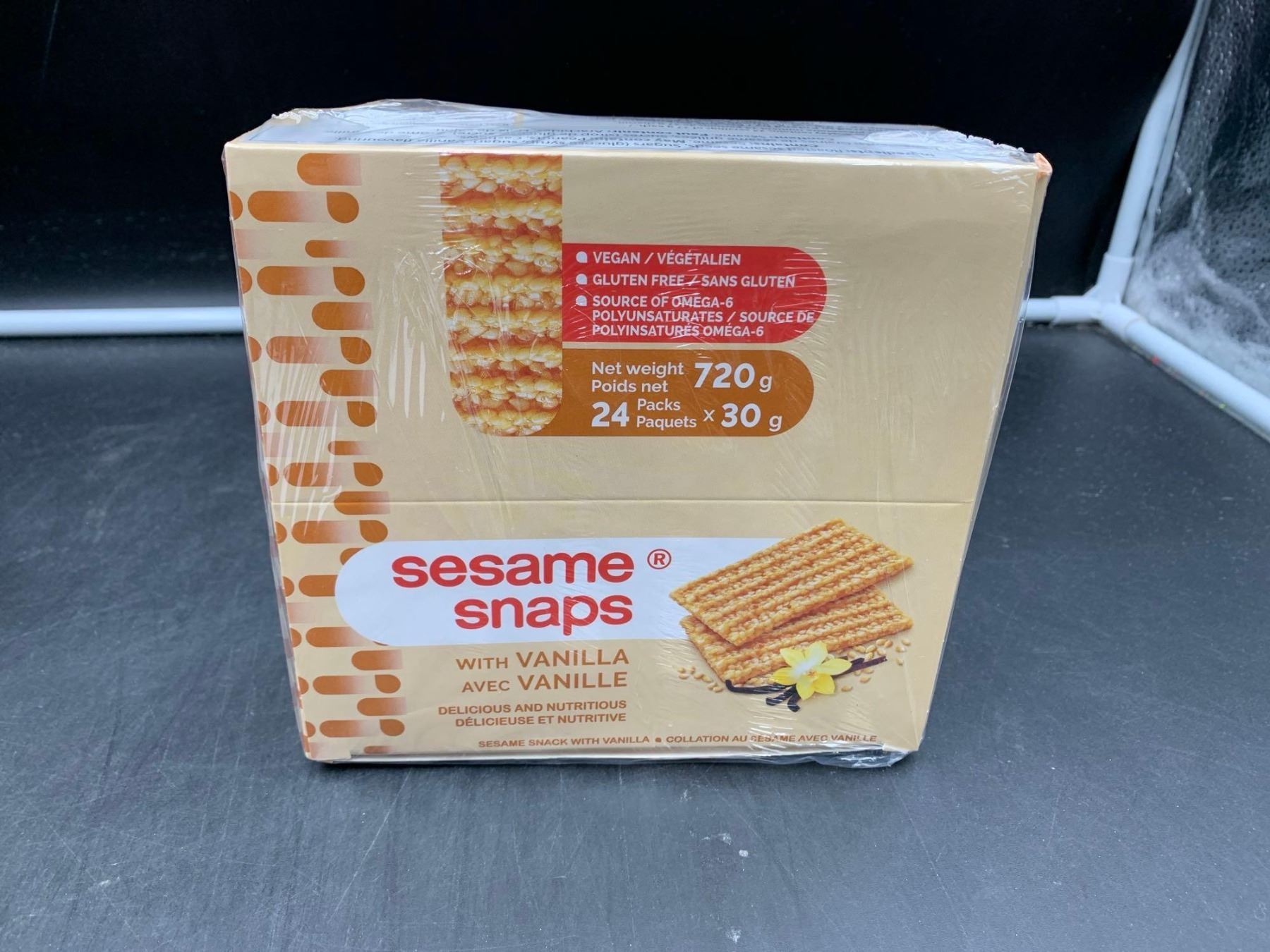 Sesame Snaps with Vanilla (24 x 30g)