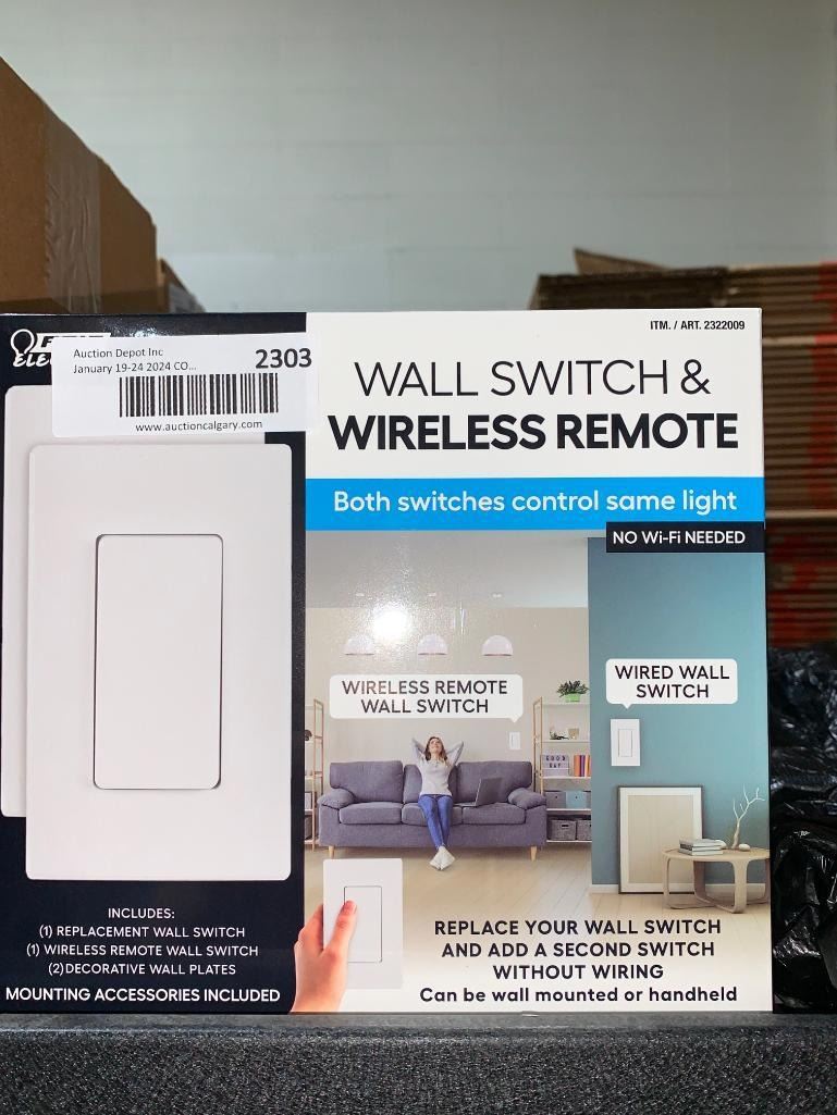 Wall Switch & Wireless Remote