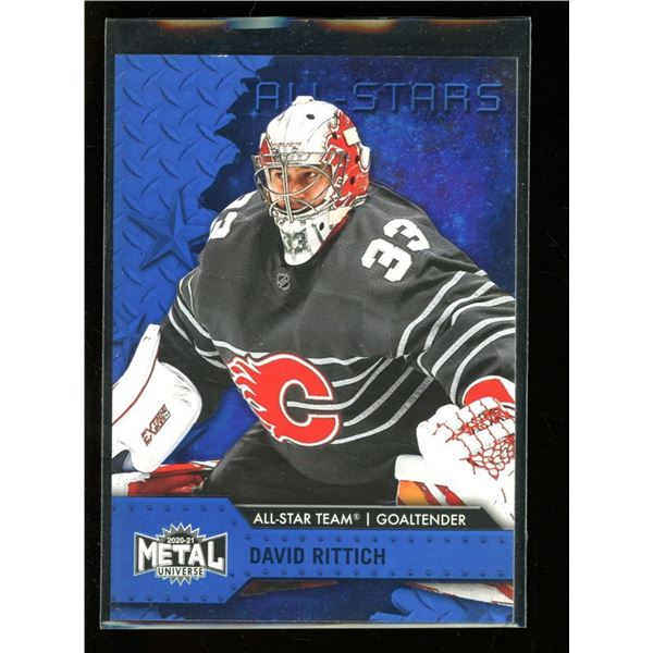 2020-21 Metal Universe Blue Spectrum #194 David Rittich