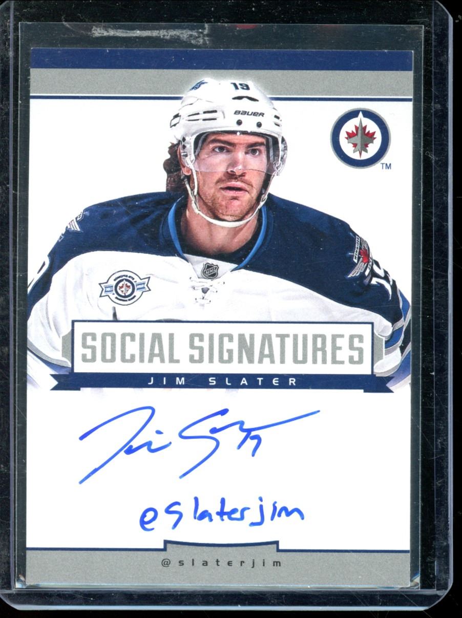 2013-14 Panini Social Signatures #SSJS Jim Slater