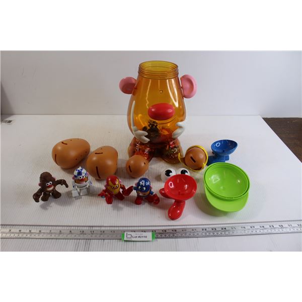 Assorted Mrmrs Potato Heads With Accessories Bodnarus Auctioneering