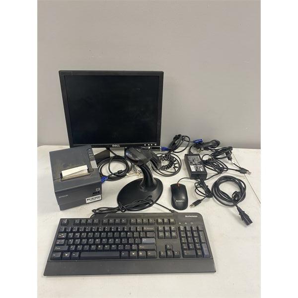 EPSON M244A RECEIPT PRINTER, METROLOGIC BARCODE SCANNER