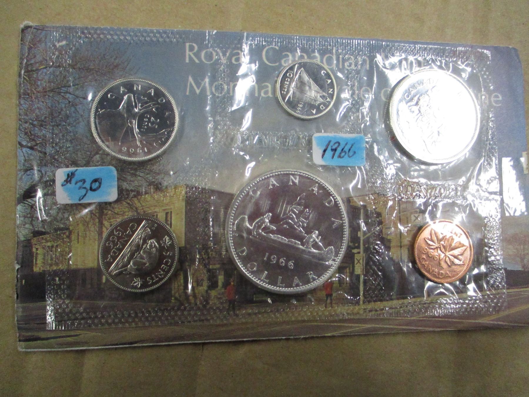 1966 PROOF CANADA SILVER COIN SET (1.1 OZ SILVER)