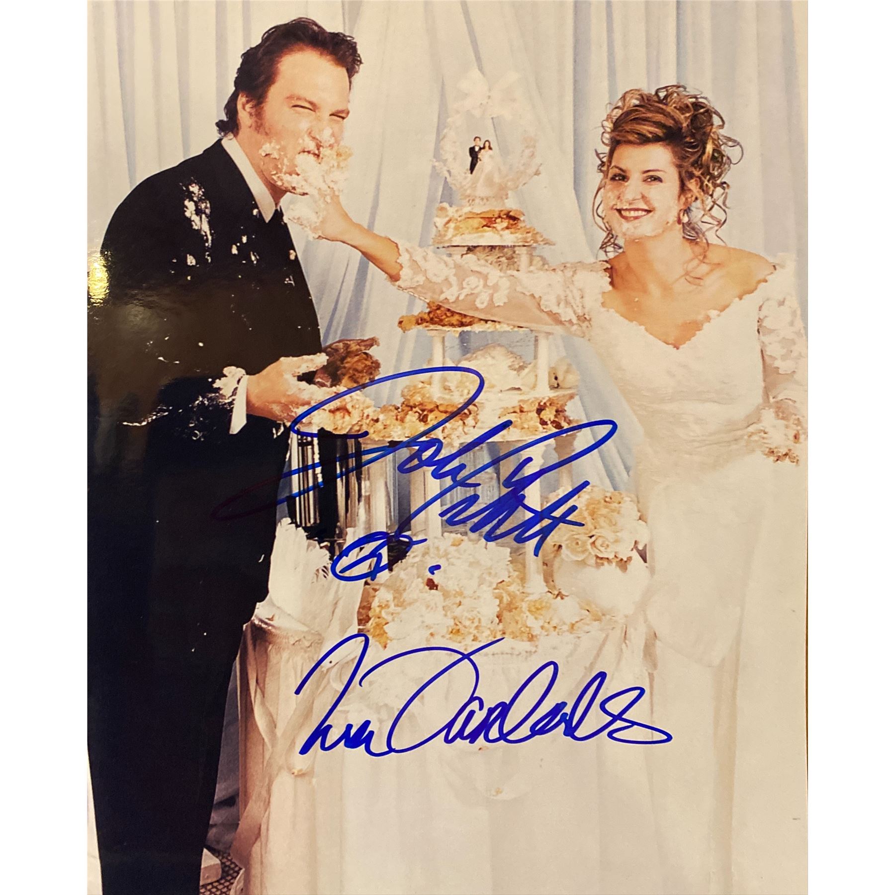 My Big Fat Greek Wedding John Corbett and Nia Vardalos signed movie photo