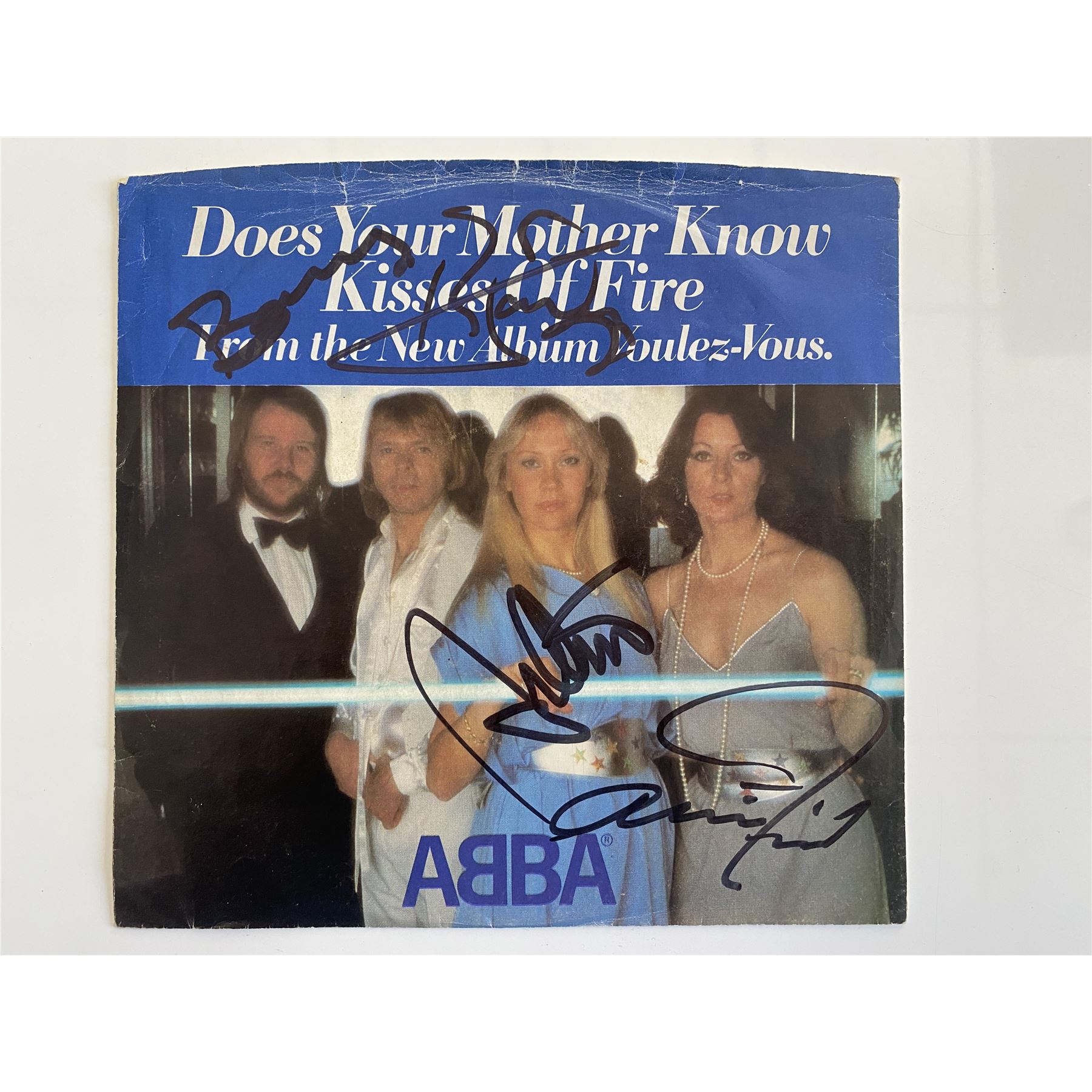 ABBA signed photo cover