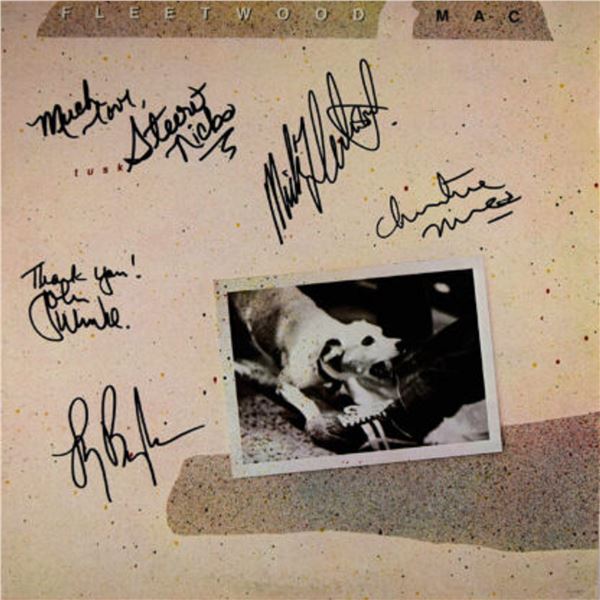 Fleetwood Mac signed Tusk album