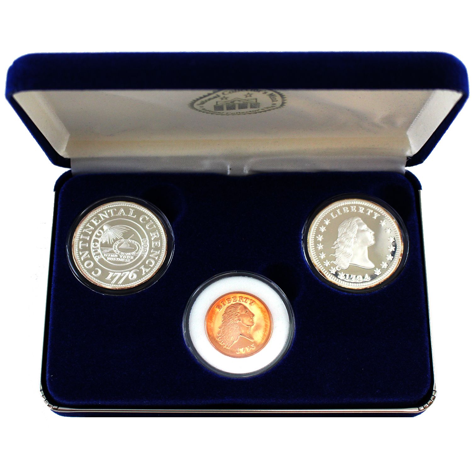 USA National Collector's Mint Silver 1776/1794 Tribute Proof Set (Tax ...