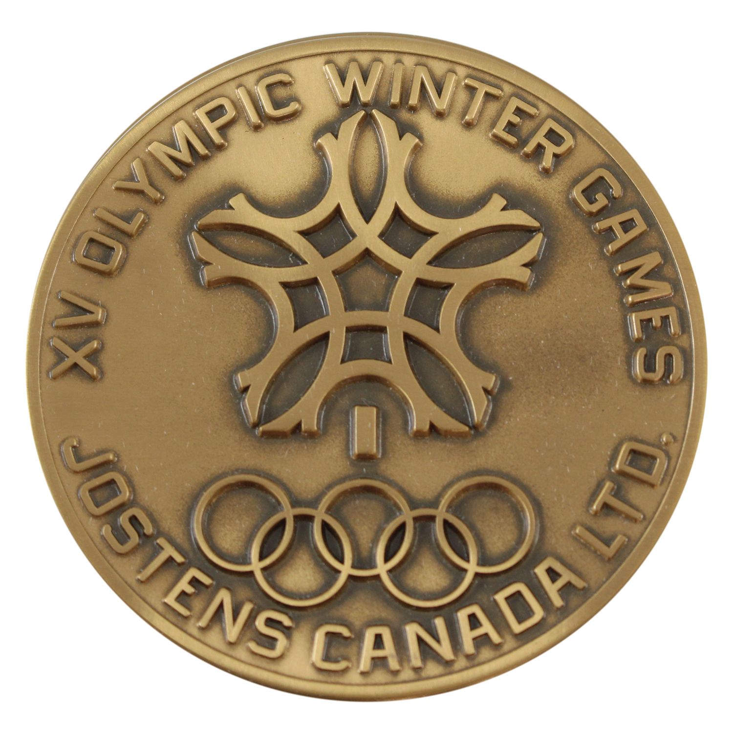 Rare Calgary 1988 Winter Olympics-Jostens Commemorative Bronze Medal in ...