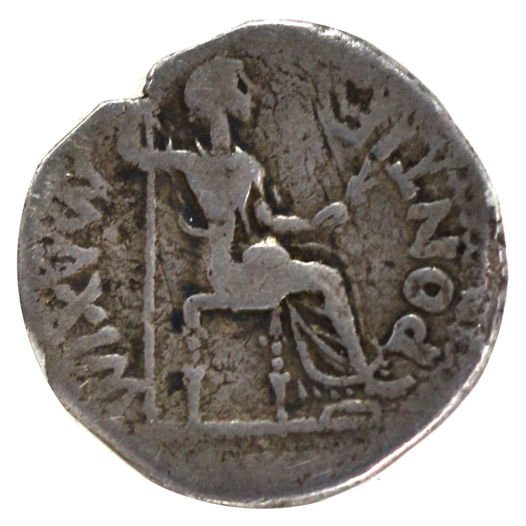 Ancient Roman Empire-Lugdunum (Lyon) Mint 14-37 AD Tiberius AR Denarius ...