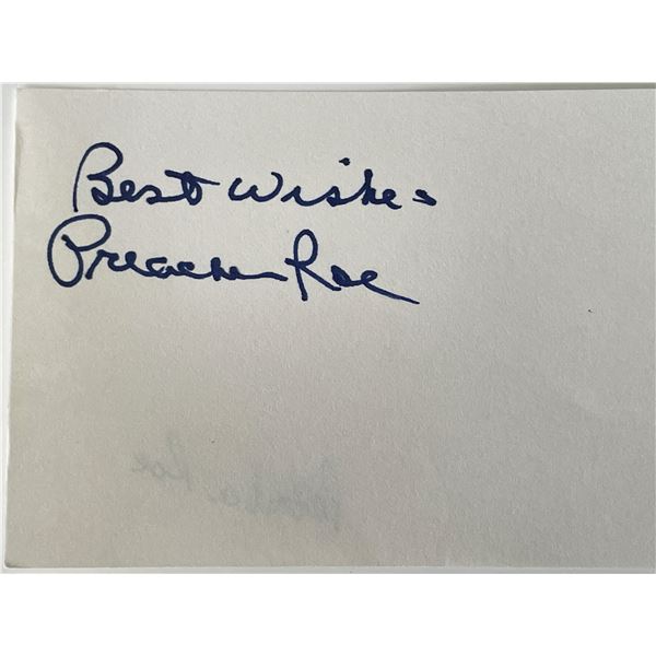 Preacher Roe original signature cut