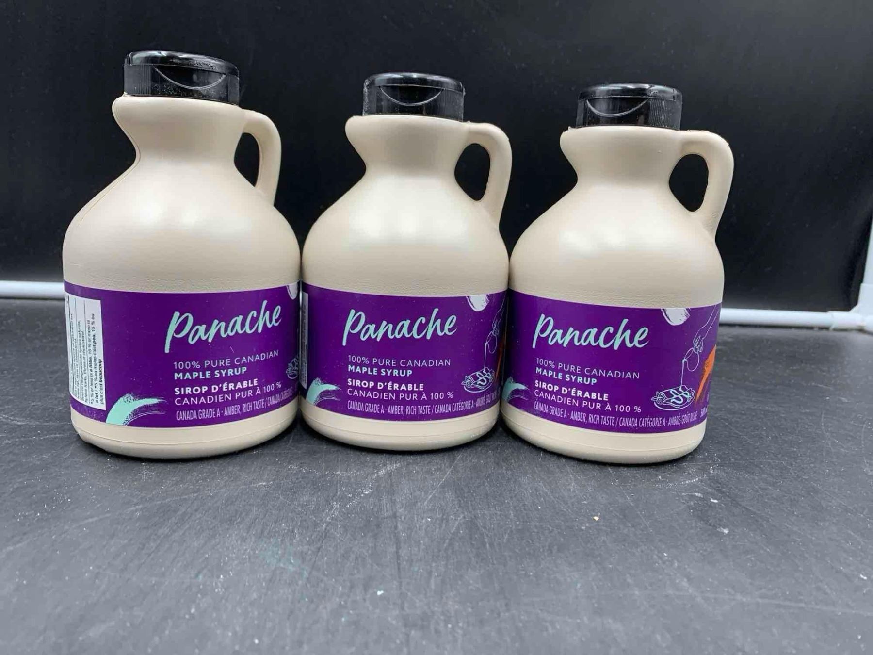 Panache Pure Canadian Maple Syrup (3 x 500ml)
