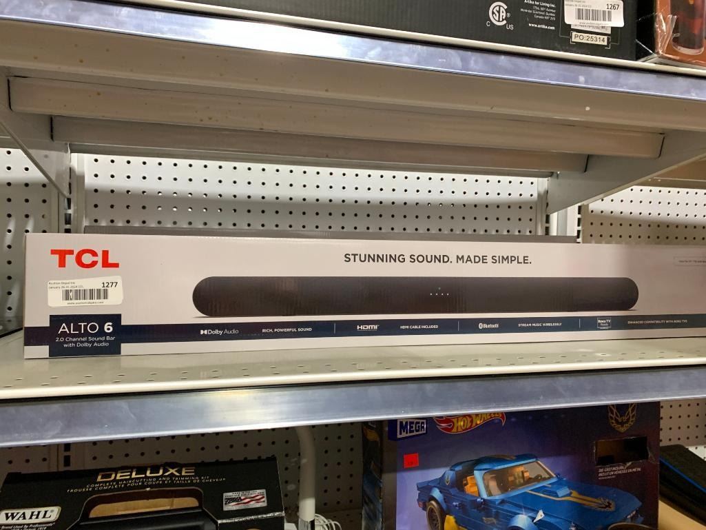 TCL Alto 6 2.0 Channel Sound bar w/ Dolby Audio - A D Auction Depot Inc.
