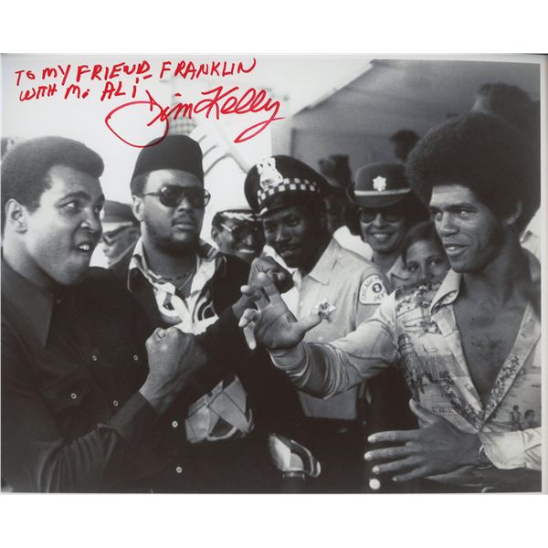 Jim Kelly signed photo