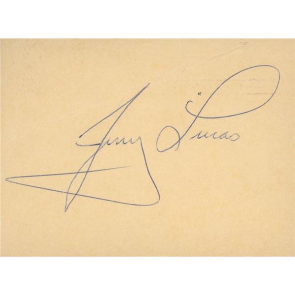 Jerry Lucas original signature