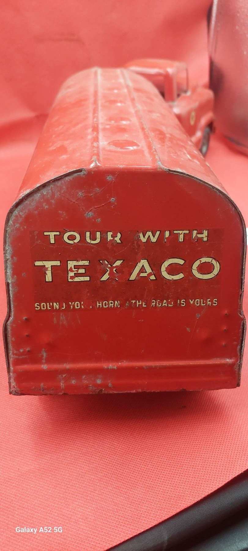 Late 50s Buddy L Texaco tanker truck and trailer 24"