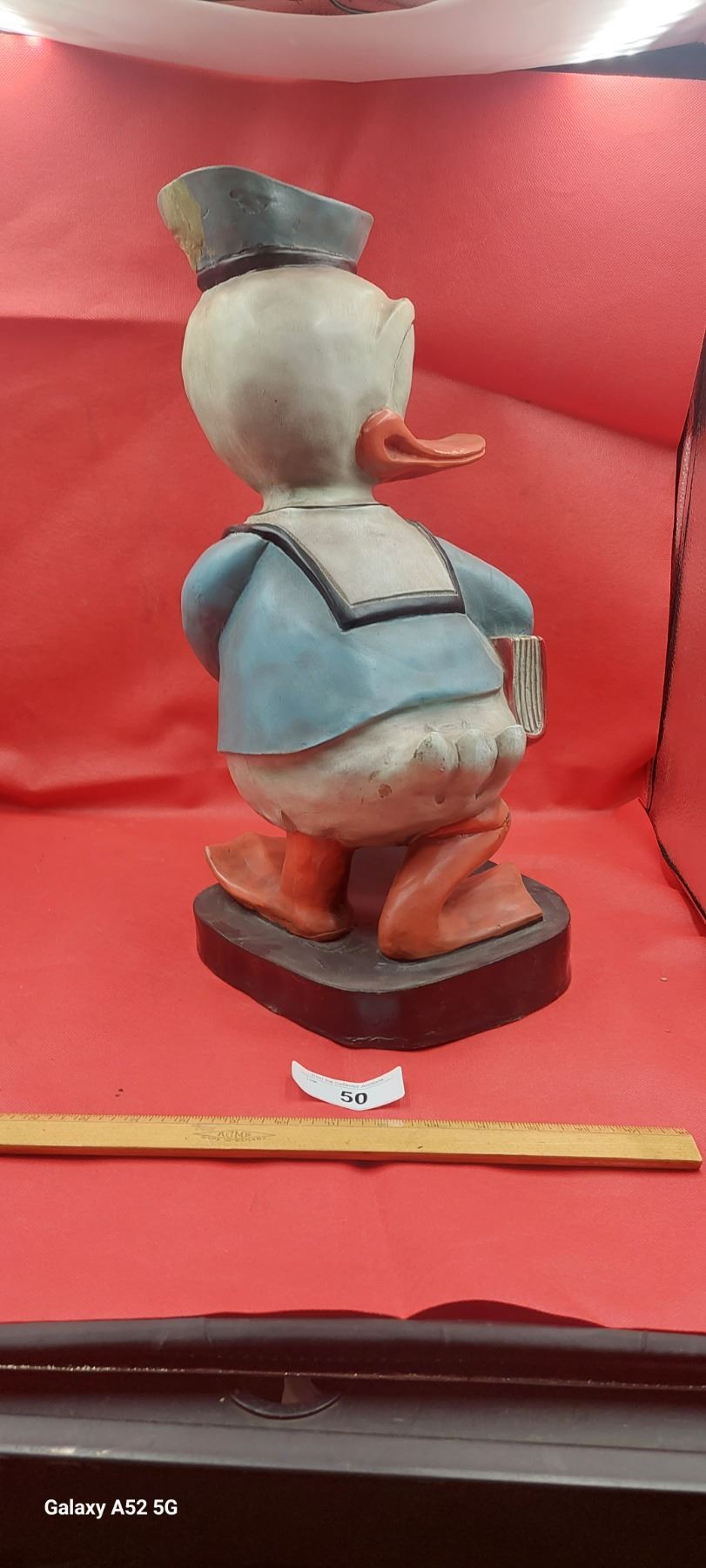 Vintage Donald Duck statue 18" tall
