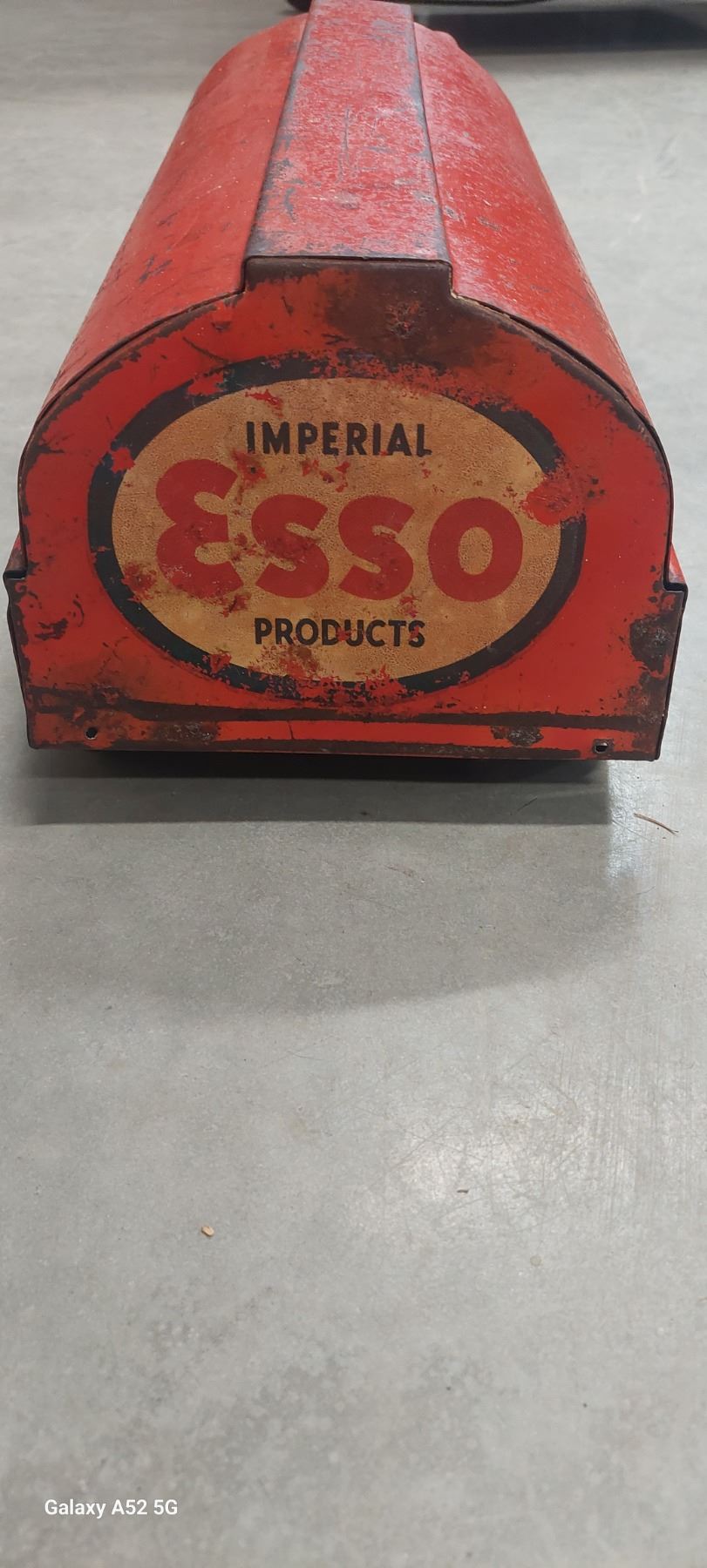Vintage Minnitoy Tanker truck with trailer, Imperial Oil Esso