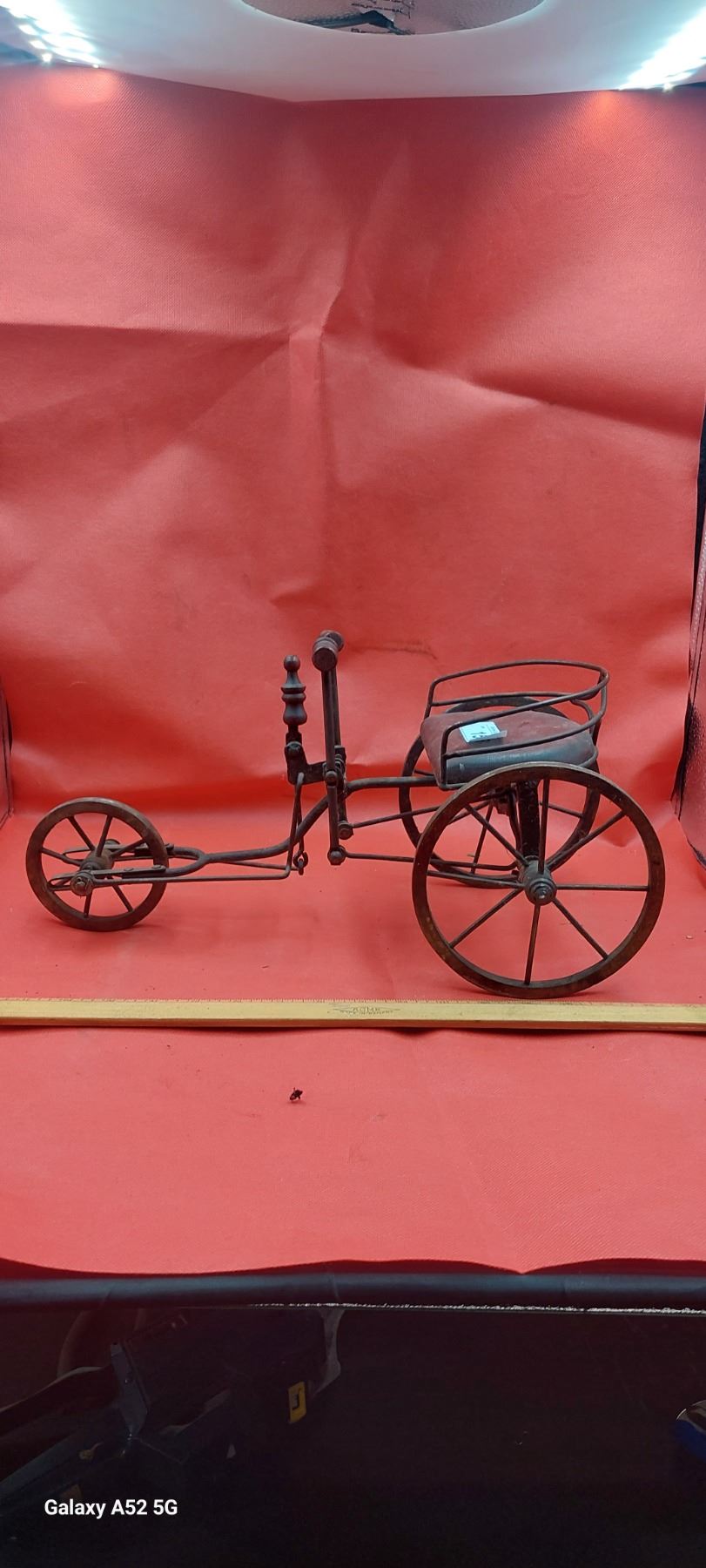 Weird steampunk tricycle thing, very cool, 16"