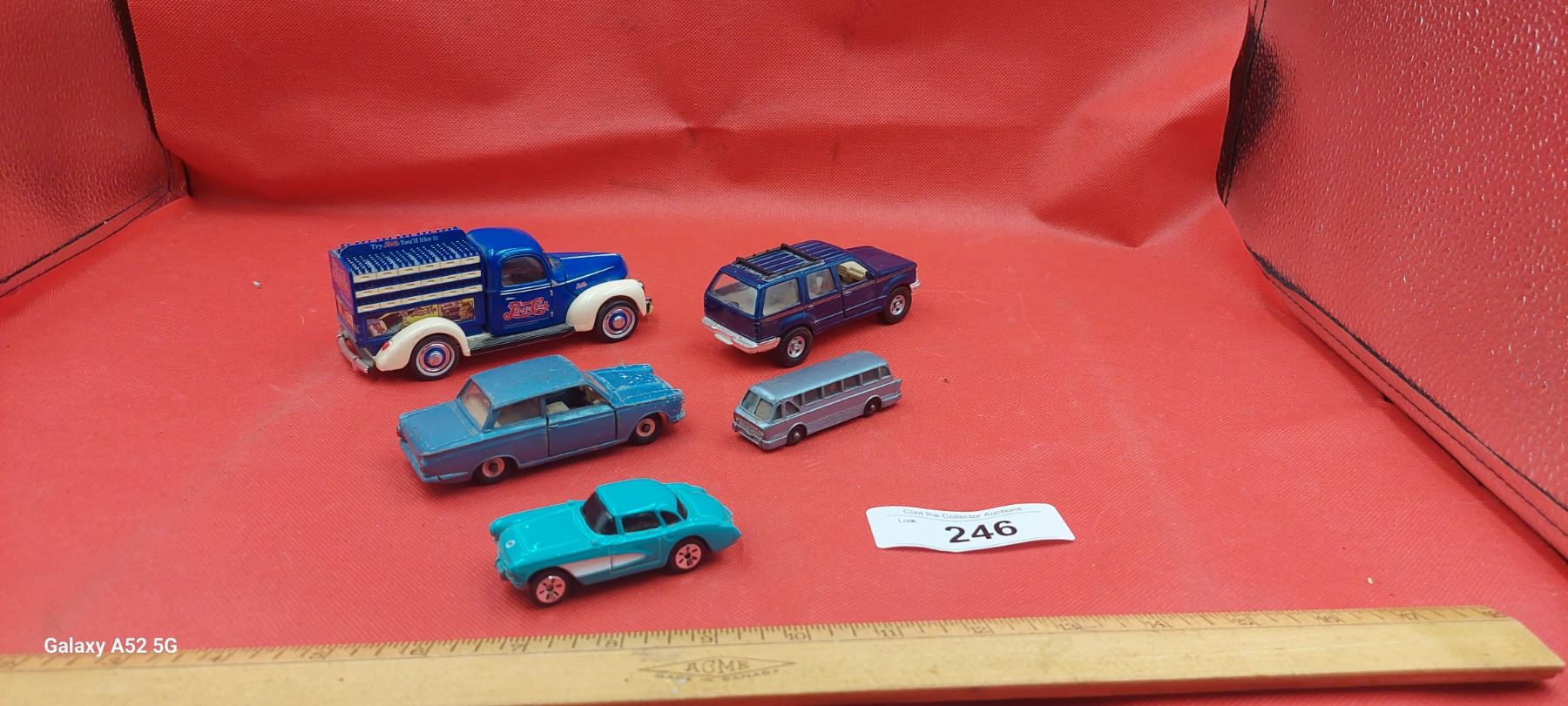 Collection of Blue die cast 5 pieces