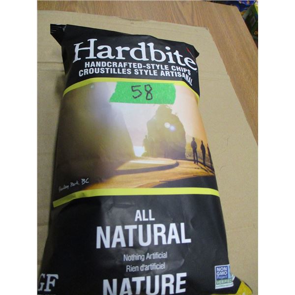 SHELF PULLS (AS IS): HARDBITE NATURAL CHIPS (150G) - BAG