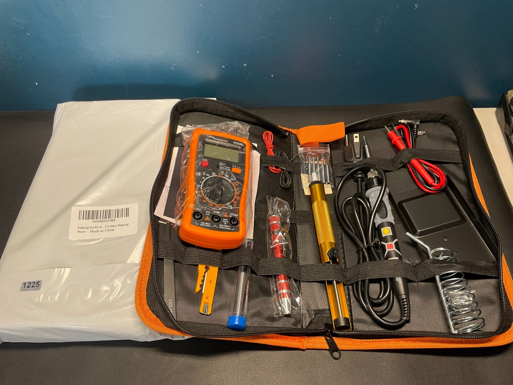 Lot of 2 Soldering Iron Kits with Volt Meter - Brand New!