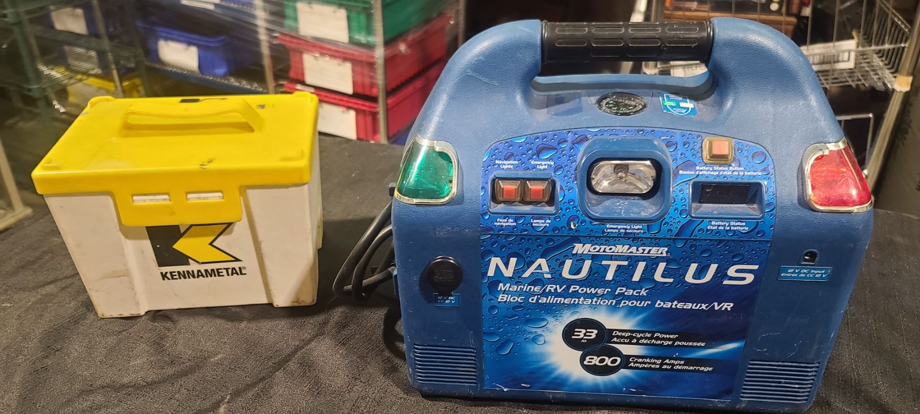 MOTOR MASTER NAUTILUS MARINE/RV POWER PACK 33AH DEEP CYCLE POWER.. 800 ...