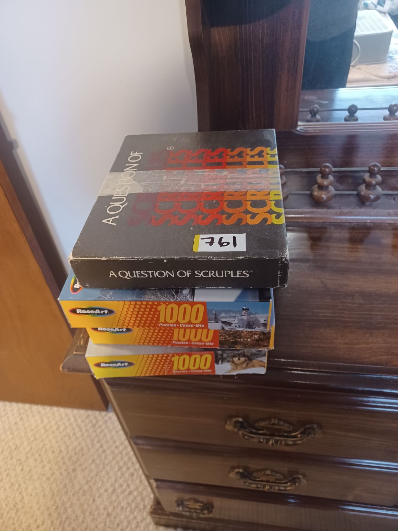 THREE 1000 PC PUZZELS AND ONE GAME