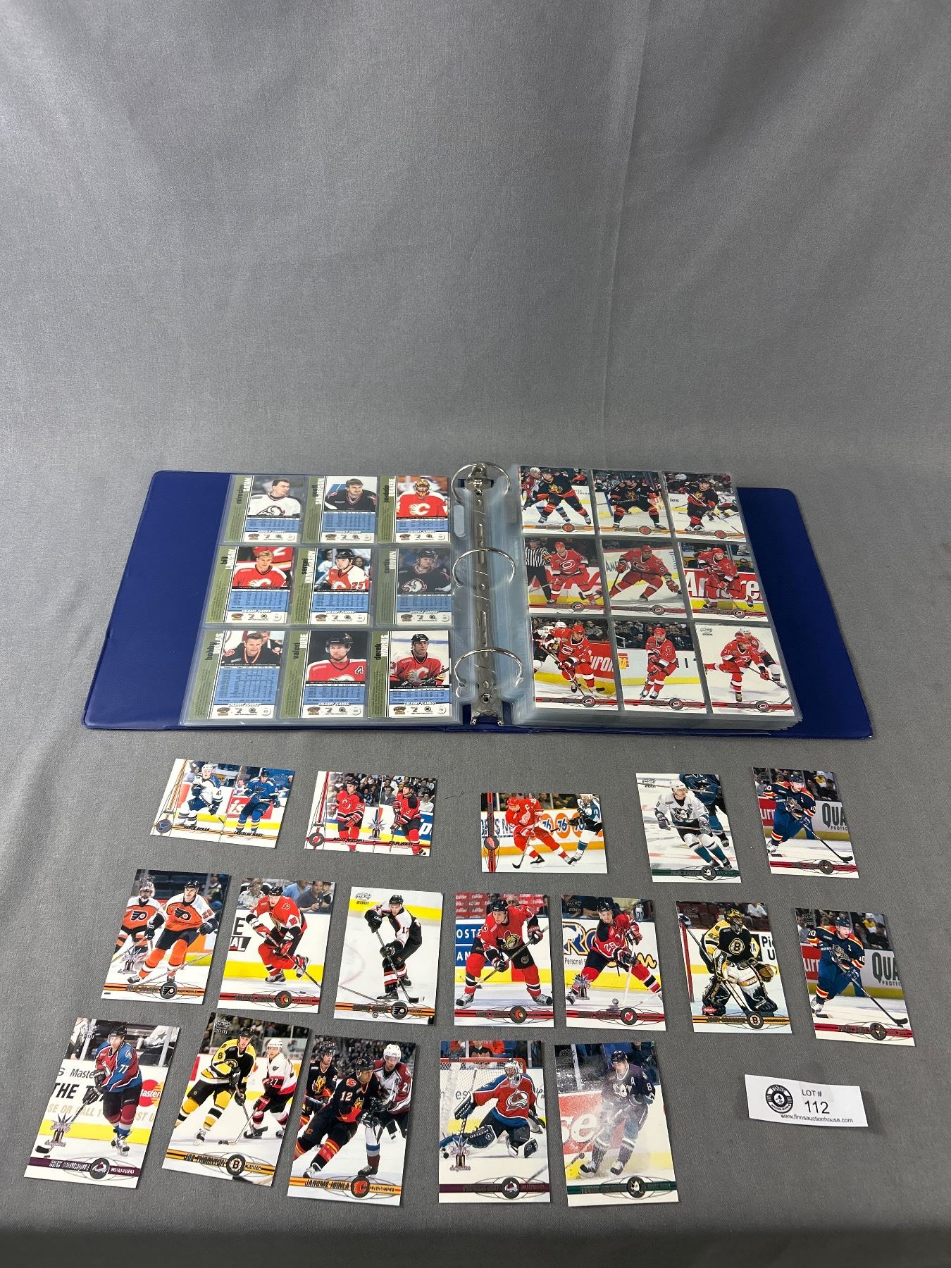 Binder Of Pacific 2001 Hockey Cards