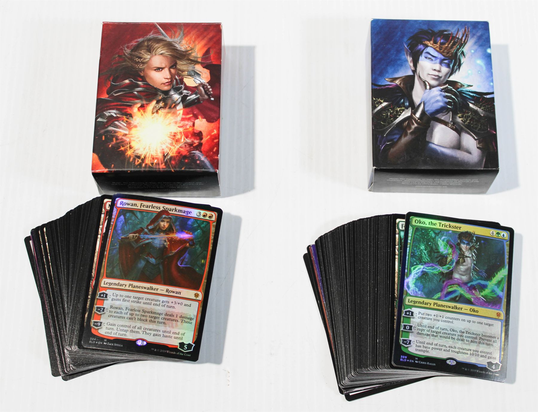 OKO AND ROWAN MAGIC THE GATHERING DECKS