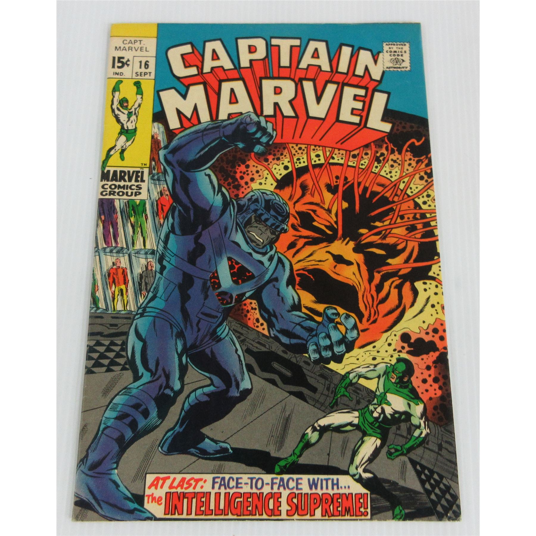 Marvel Comics Captain Marvel 15 Cent Comic No. 16