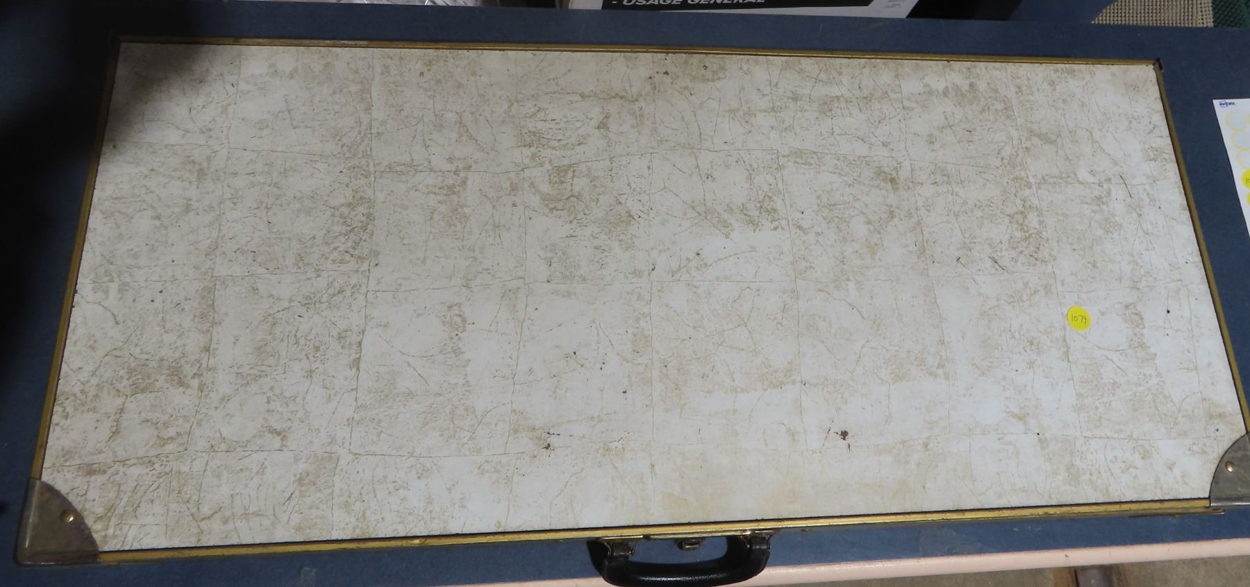 1950's Milwaukee stamping co, handy table & chair set with brass plague ...