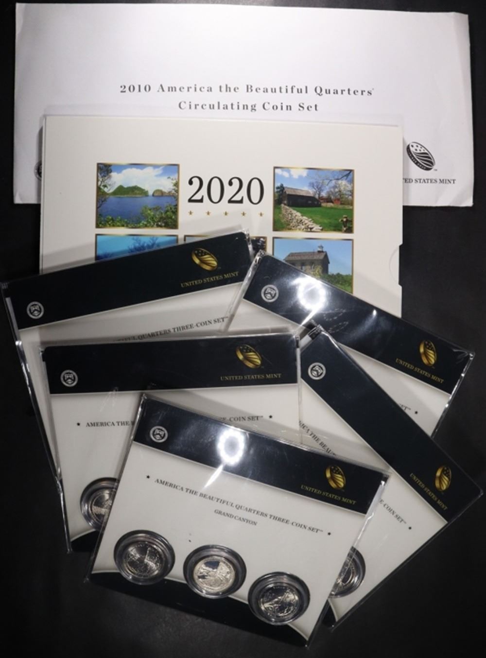 COLLECTORS LOT AMERICA THE BEAUTIFUL QUARTERS SETS