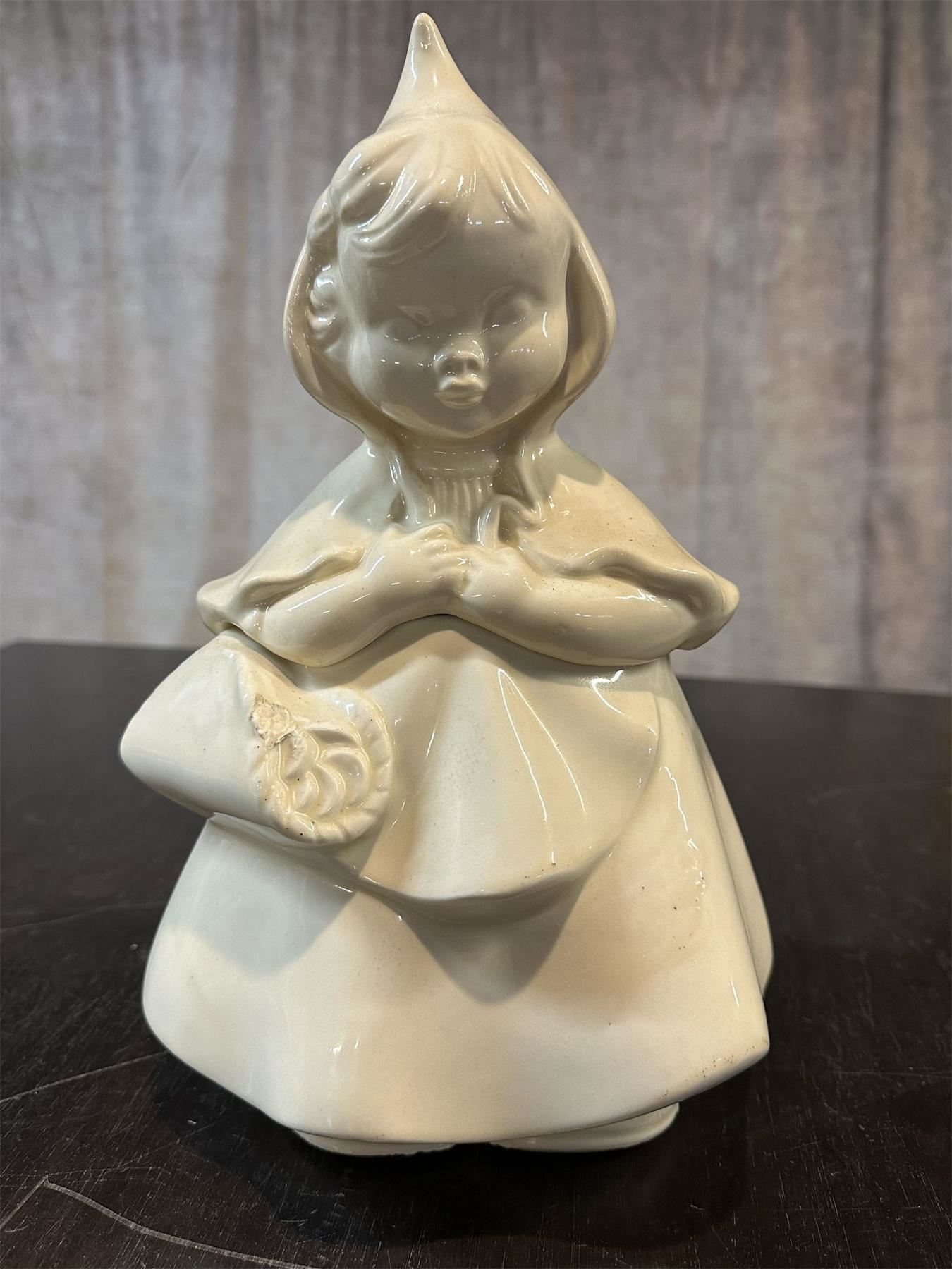 Hull-Ware Little Red Riding Hood Ceramic Cookie Jar - Bosley Auctioneers