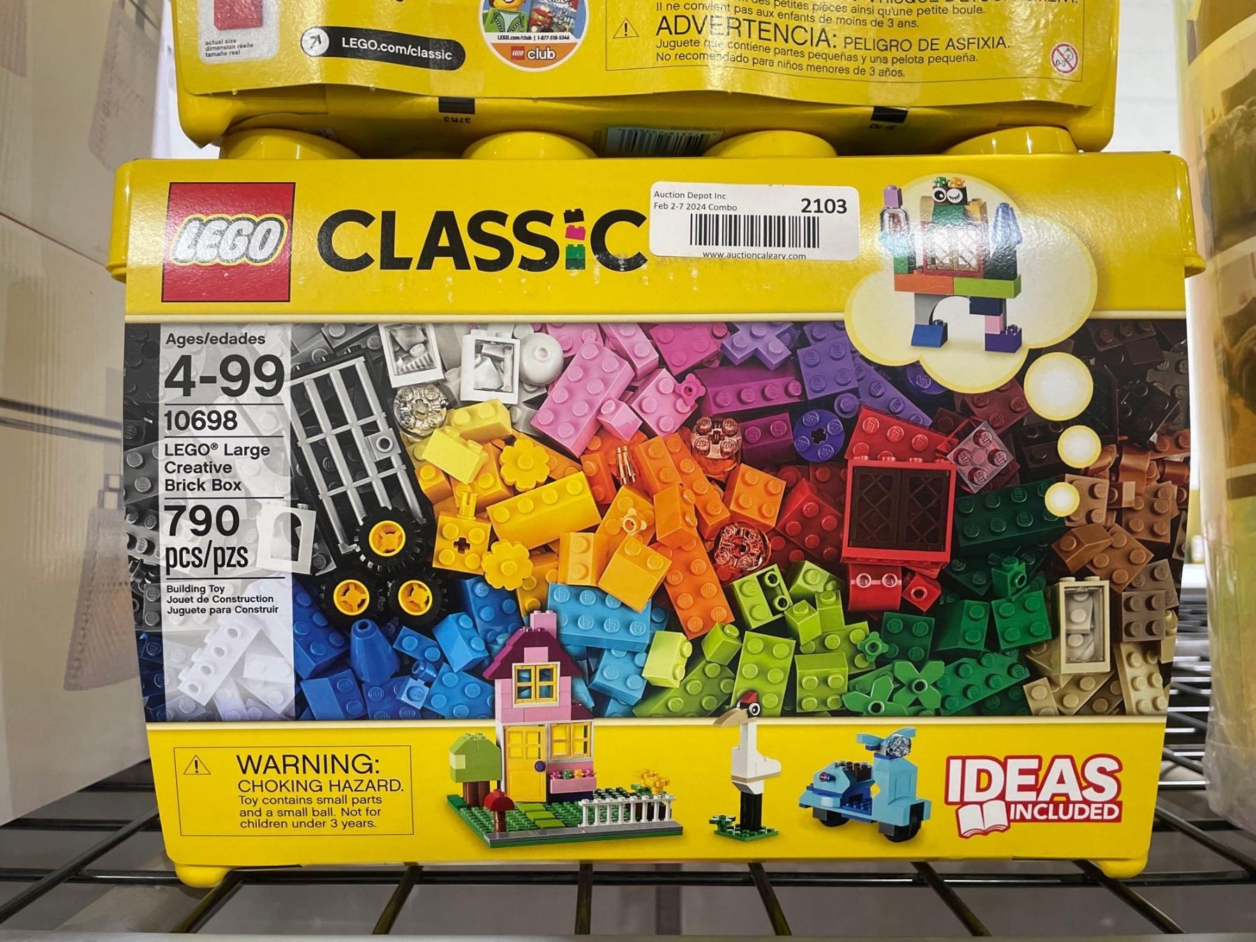 Classic Lego Large Creative Brick Box 790 Piece Set