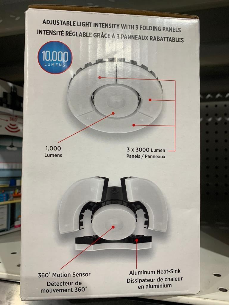 Infinity XT 10 000 Lumens Garage / Utility LED Light