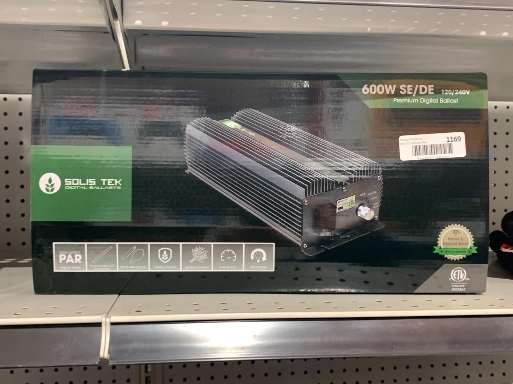 Solis Tek Digital Ballasts 600W SE/DE 120/240W Premium Digital Ballast