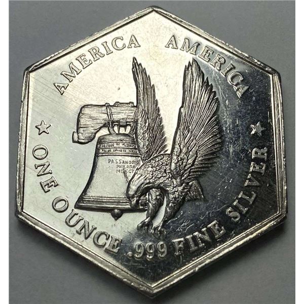 America America 1 ozt .999 Silver The International Silver Trade Unit ...