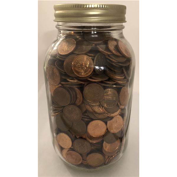 7 pounds of Canadian Pennies