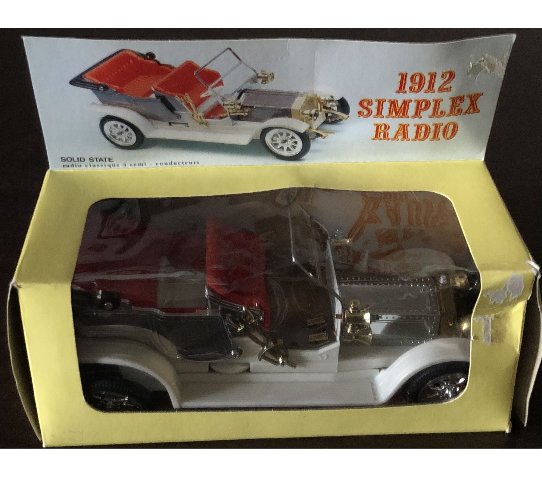 Vintage 1912 Simplex Car Radio